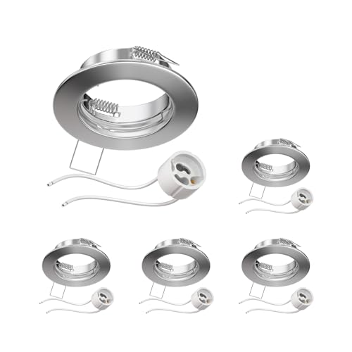ledscom.de Recessed Ceiling Ring Fere Recessed Ring Chrome matt (LED ...