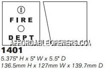 Amazon.com : DOOR KING 1401080 Fire Dept. Lock Box - Accepts Knox Key ...