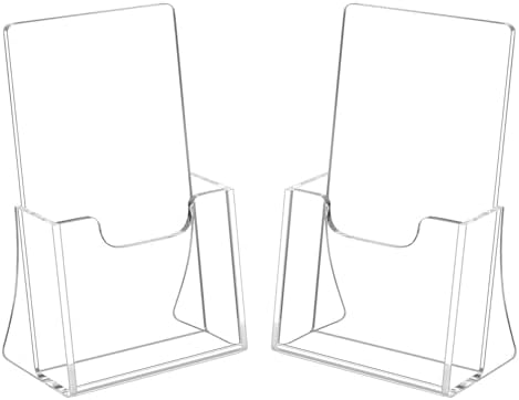 Amazon.com: DOSTATNI 3-Tier Pine Wood Literature Holder pamphlet ...