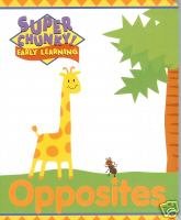 Super Chunky Early Learning:Oppposites - Childrens Board Book: Paradise ...