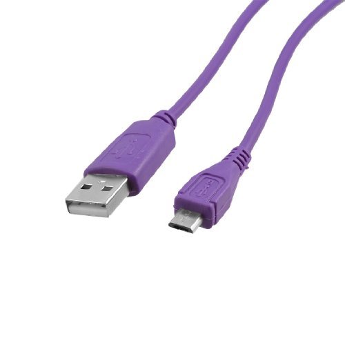Muskan Enterprises -ME Purple USB 2. 0 Type A Male to Micro B Male High ...