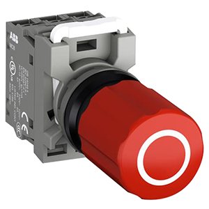 ABB CE3P-10R-11 Push Button Switch, 30 mm, Pull Release, 1 NC - 1 NO, Red: Amazon.com ...