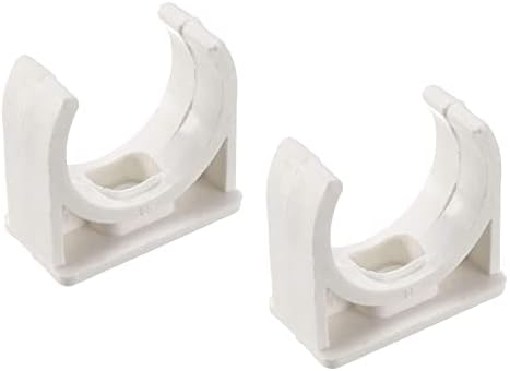 TOP-VIGOR 20pcs 25mm PVC Water Pipe Clamps Clips Fit for 25mm/1 Inch OD ...