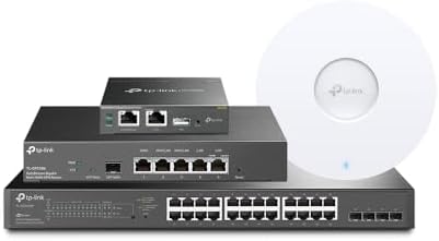 TP-Link Omada Enterprise Business Small Office Bundle 1 (ER605/EAP610/SG2016P/OC200): Routers ...