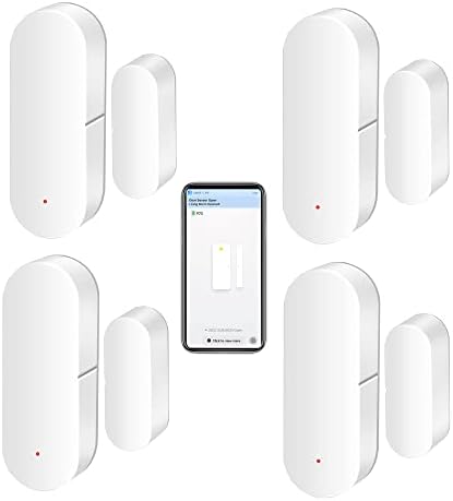 WiFi Door Sensor: Smart Door Open/Closed Detectors, Wireless Window Sensor with App Notification ...