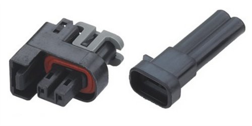 Amazon.com: CNKF 10 Sets 2 pin Way Male and Female Fuel Injection ...