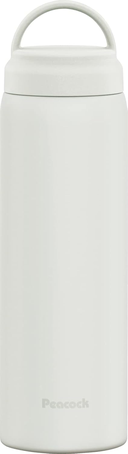 Amazon｜ピーコック 水筒 ステンレス ボトル スクリューマグボトル (ハンドル付き) 保温 保冷 600ml ホワイト AKZ-60 W｜水筒・マグボトル オンライン通販