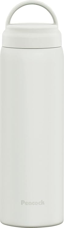 Amazon｜ピーコック 水筒 ステンレス ボトル スクリューマグボトル (ハンドル付き) 保温 保冷 600ml ホワイト AKZ-60 W｜水筒・マグボトル オンライン通販