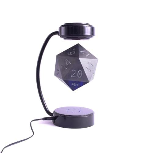 Amazon.com: Large Magnetic Floating D20, Magic Levitating Game Dice, D ...