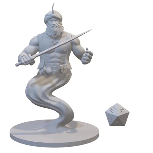 Amazon.com: Genie Miniatures for DND Pathfinder RPG Unpainted Resin ...