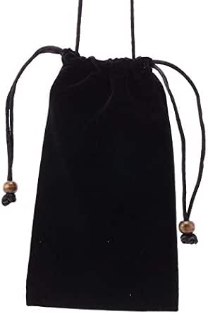 Hanging neck Microfiber Pouch - Cell Phone Soft Storage Bag Microfiber ...