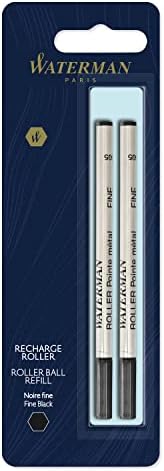 Waterman Ballpoint Pen Refill | Medium Point | Black Ink | 1 Count ...