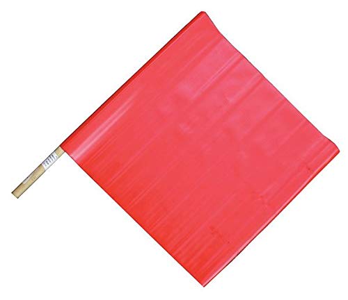 Amazon.com: Handheld Warning Flag, Red, 18 x 18 in : Patio, Lawn & Garden