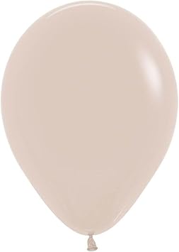 Amazon.com: SEMPERTEX 11" Fashion White Sand Sempertex Balloons (50 ...