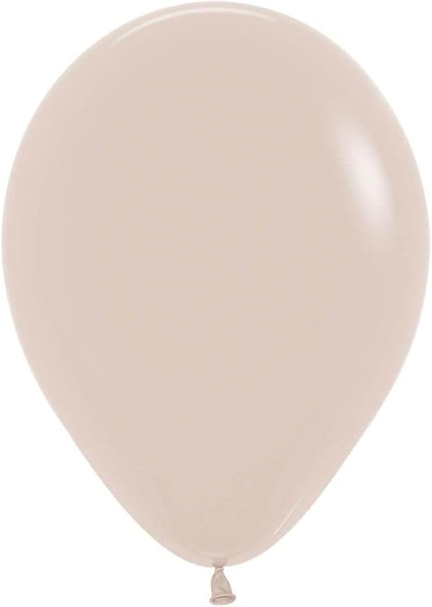 Amazon.com: SEMPERTEX 11" Fashion White Sand Sempertex Balloons (50 ...