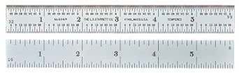 Amazon.com: Starrett #c616r-6 - 6'' Long - 16r Graduation - 3/4'' Wide ...