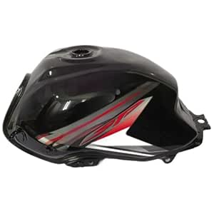 Standway Bike Heavy duty Fuel tank Petrol Tank Tanki Black&Red 4 For Hnoda SP Shine : Amazon.in ...