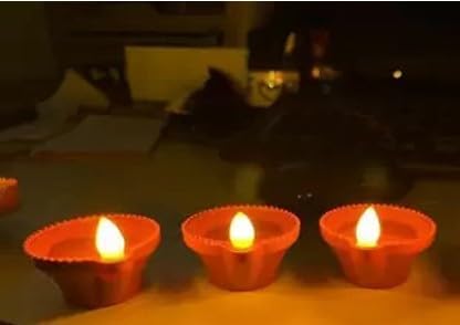 Buy NADSS Brand Water Sensor Diya, LED Light Water Sensor Diyas Plastic ...