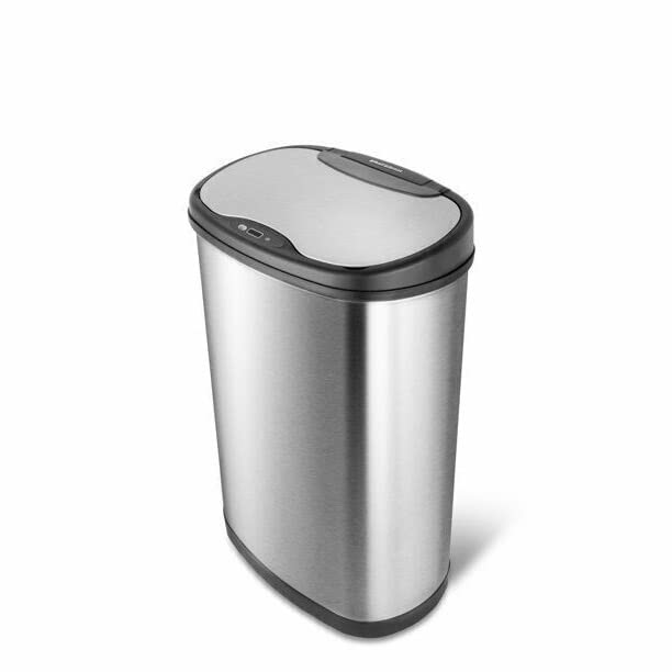 Huijk Trash Cans Touchless Trash Can Motion Sensor Trash Can ...