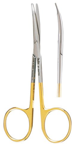 Amazon.com: Blepharoplasty Scissors, 4-1/2" (11.4 cm), 1 Serrated and 1 ...