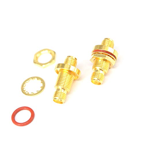 Amazon.com: 100 Pcs SMA Adapter SMA Female Jack to SMA Jack Female ...