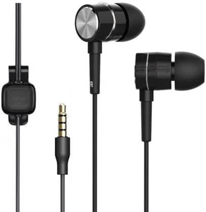 ROYAL ACCESSOORIES Basic in-Ear Earphones with Mic Wired Headset (Black ...