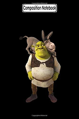 Amazon.co.jp: Composition Notebook: Donkey and Shrek Shrek Journal ...