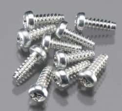 Tamiya 9808058 Tapping Screw 2x6mm 57751 (10): Machine Screws: Amazon ...