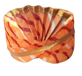 Buy Traditional Pagri/Turban/Pagdi for Barati/Swagat/Welcome Pagdi for ...