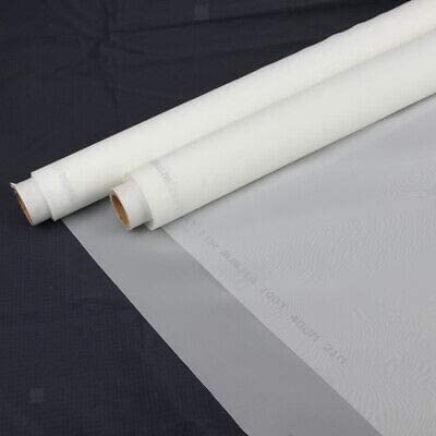 AKSHAT 100T Screen Printing Mesh(White)/Width-140 cm/Wire Diameter-34 ...