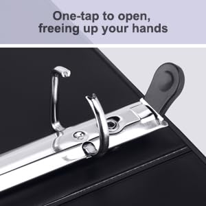 Snapklik.com : Comix 2 Inch 3 Ring View Binder, 2" Slant-D Ring Finger ...