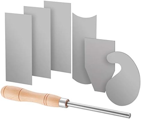 Amazon.com: DFM Tool Works Blue Curved Cabinet Scraper Cards - Cabinet ...