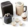 Amazon.com: Complete Travel Tea Set with Mini Electric Kettle 0.6L ...