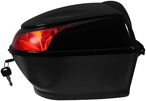 Amazon.com: Healifty Motorcycle Rear Storage Case Durable Black Tail ...