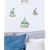 Amazon.com: Putuo Decor Nautical Sailboat Wall Art Set of 3, Coastal ...