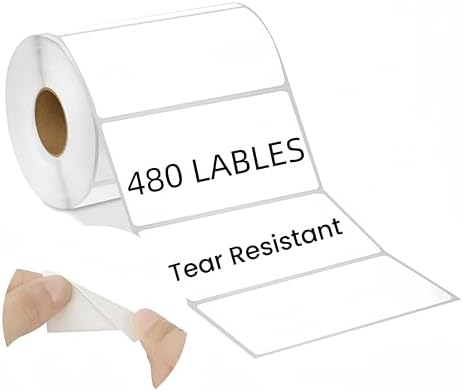 Amazon.com : 4"X2" Direct Thermal Barcode Labels Shipping Labels 480 ...