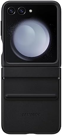 Amazon.com: SAMSUNG Galaxy Z Flip5 Flap Eco Leather Phone Case, Premium ...