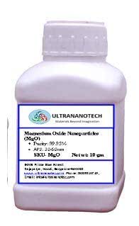 Ultranano Tech | Magnesium Oxide Nanoparticle (MgO) (10 gm) : Amazon.in ...