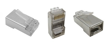 FTP RJ45 Category 5e Connector - Packet of 100pcs : Amazon.in ...