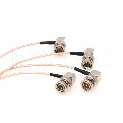 Eonvic 75 Ohm BNC Male Right Angle RG179 Coax Cable for BMCC BMPC ...
