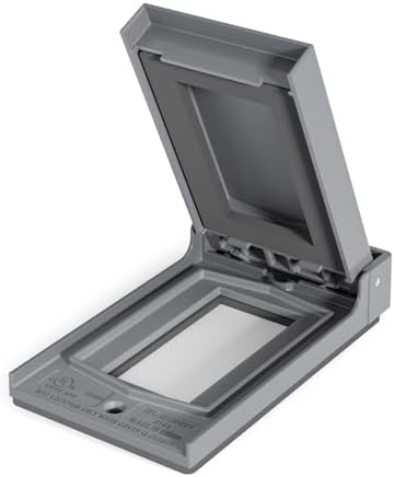 Hubbell Bell MX1050S Single-Gang Weatherproof Heavy Duty Universal Flip ...