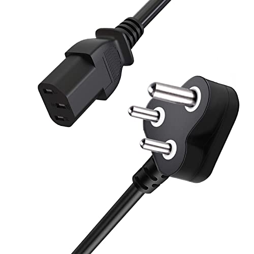 Buy Power Cable for PC/Desktop Size 1.5 M Computer/Monitor/SMPS/TV ...