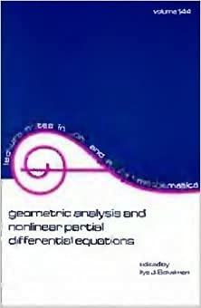 Geometric Analysis and Nonlinear Partial Differential Equations ...
