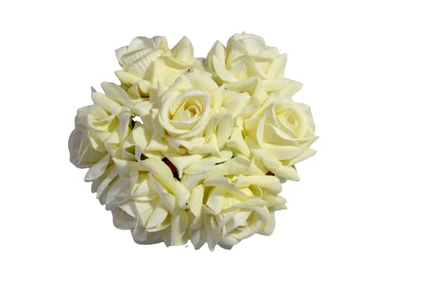 BW Artifical Rose Flower Juda| Bun hair Extension | Accessories for ...