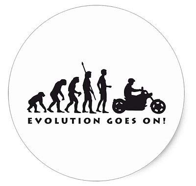 ISEE 360® Evolution Goes On Vinyl Bike Decal Sticker Compatible for ...