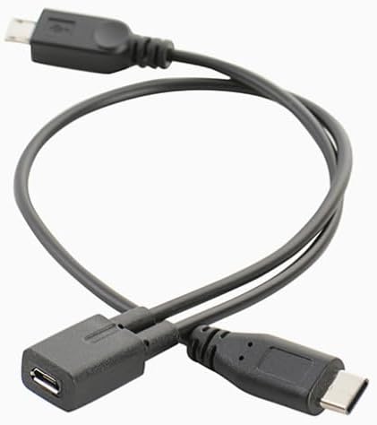 Amazon.com: Micro USB Cable Y Splitter USB 2.0 A to Dual Micro B Power ...