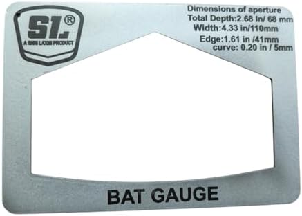 SL Professional Cricket Bat Gauge for Measuring Bat Thickness and Edge ...