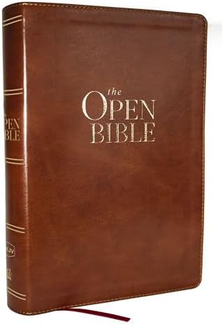The Open Bible: Read and Discover the Bible for Yourself (KJV, Brown ...