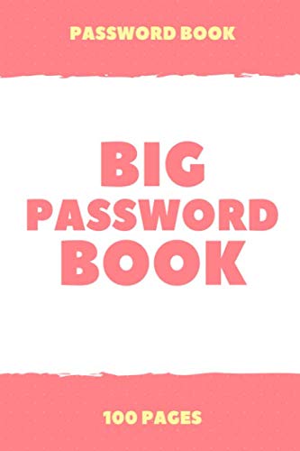 BIG PASSWORD BOOK!: protect usernames | celestial, large-format ...