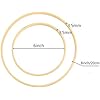 Amazon.com: Sntieecr 12 Pack 2 Sizes Wooden Bamboo Floral Hoop Wreath ...
